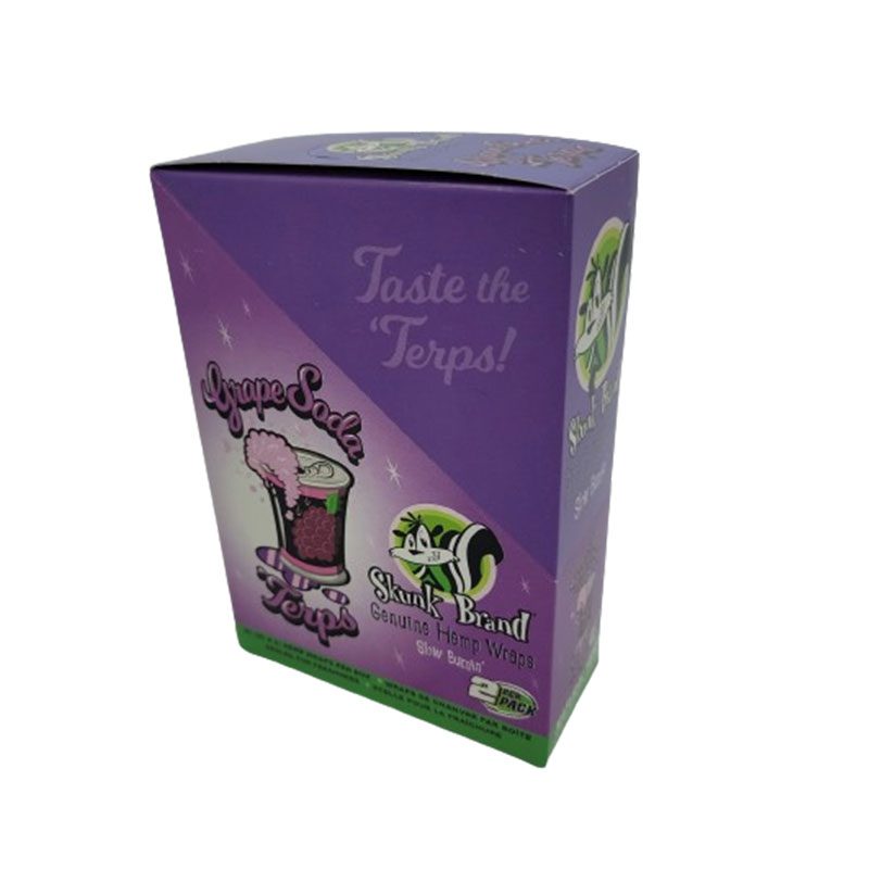 Skunk Hemp Wraps – Terp Grape Soda – Rolling Papers (CP1367GRA ...