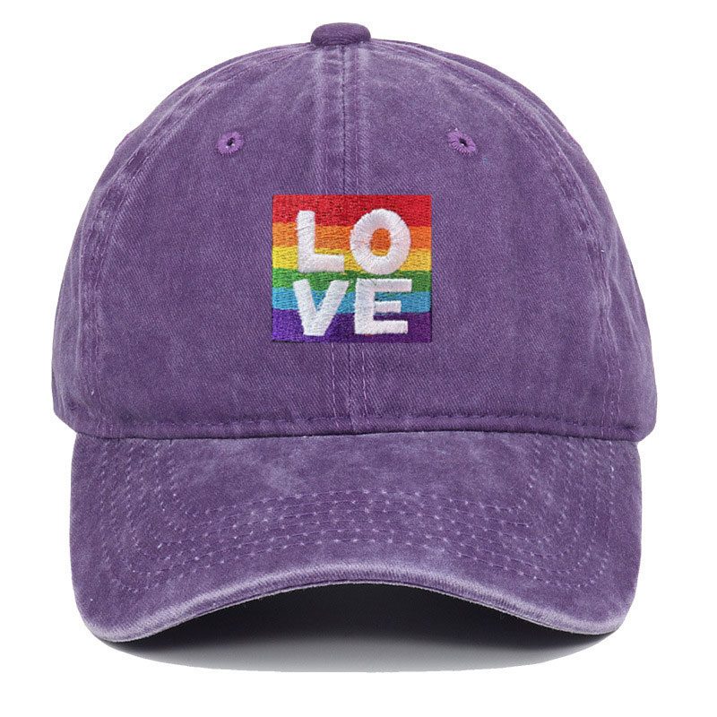 Rainbow Pride Gay Themed Hat-Purple (LGBTQ-26) | Canadian Distributor Inc.