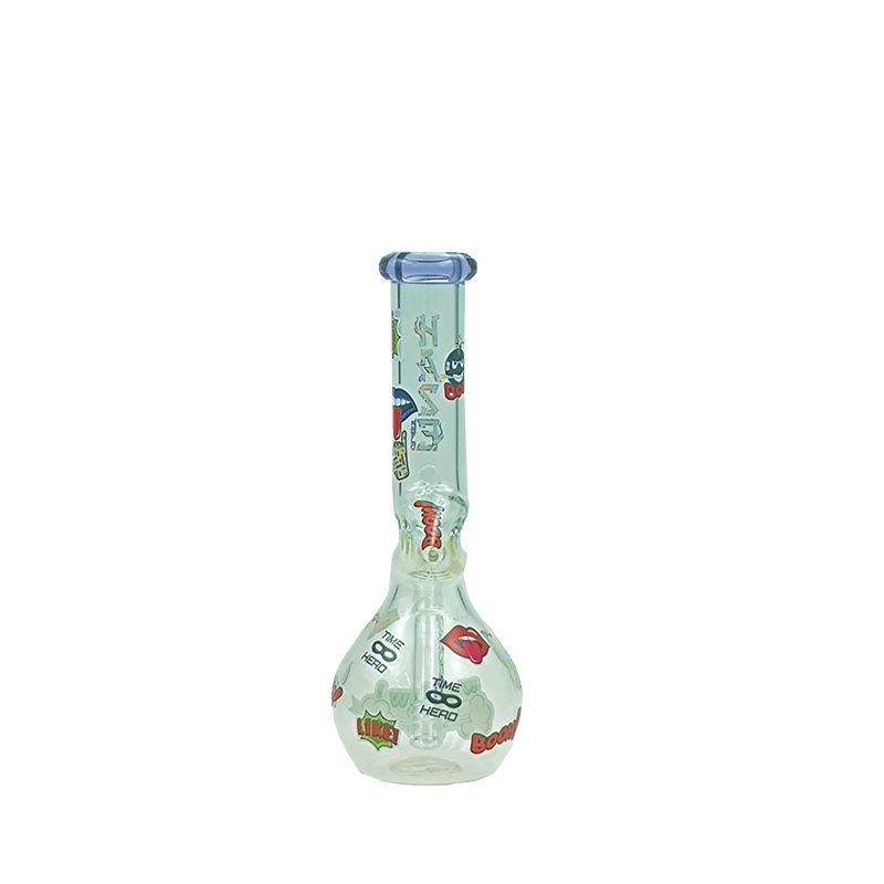Haze 9" Zong bong with color lip Purple (Mini-W) | Canadian Distributor ...