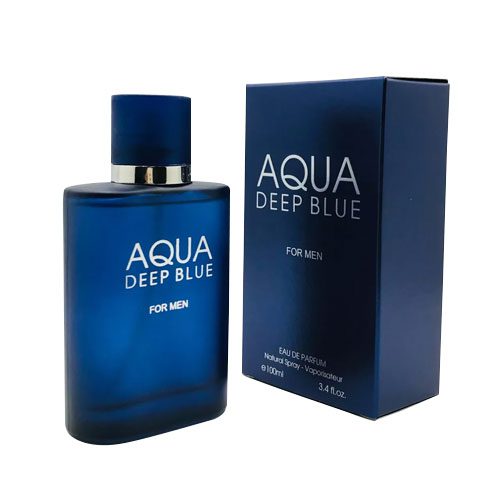 Aqua Deep Blue for Men - EAU DE PARFUM - Natural Spray - Vaporisateur ...