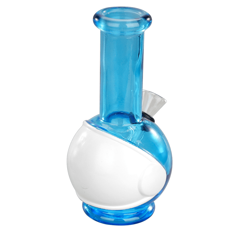 6″ Round Base Mini Glass Bong (JBLMIN-07-1D) | Canadian Distributor Inc.