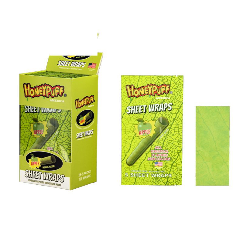 HoneyPuff Sheet Wrap - Apple Flavor (P1295-05) | Canadian Distributor Inc.