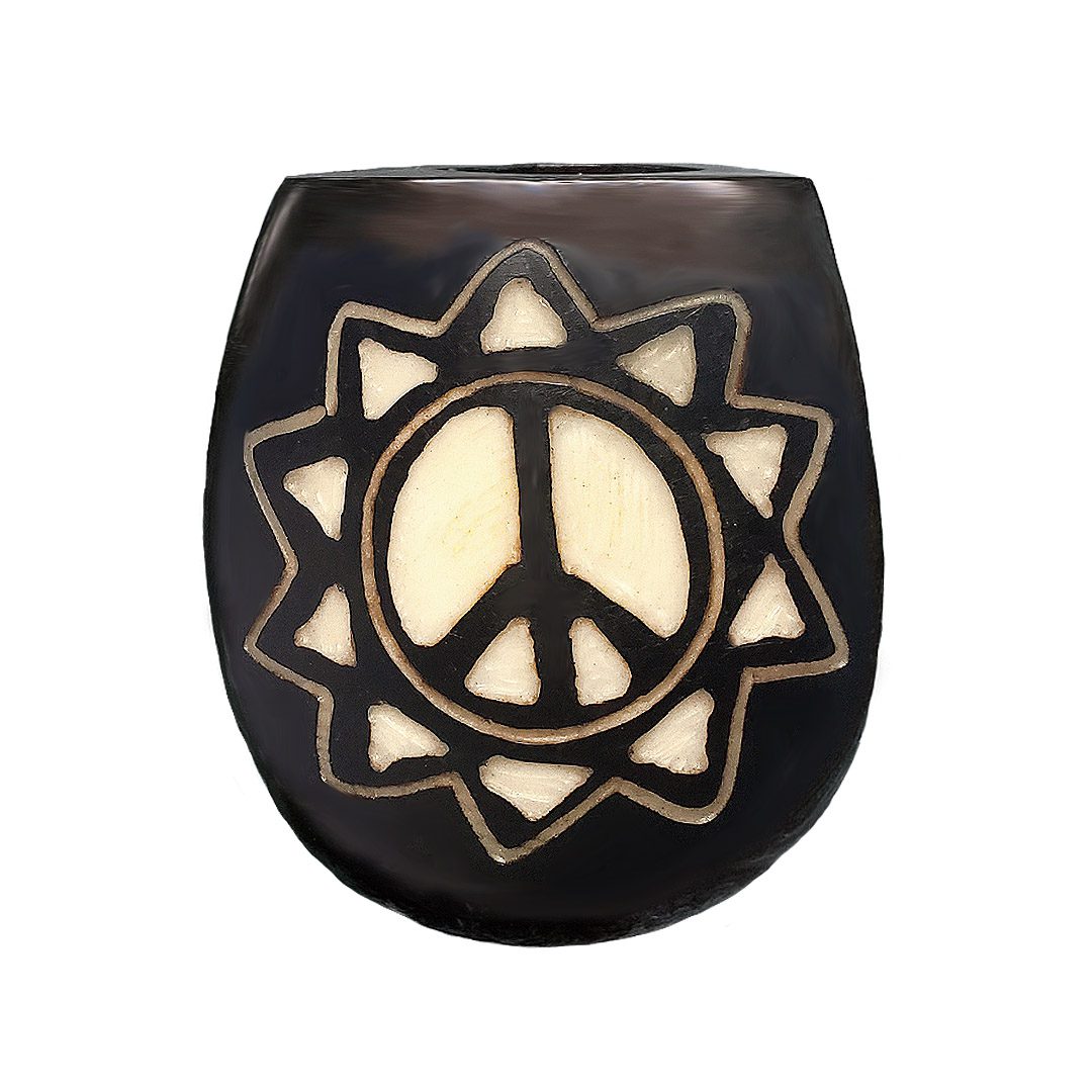 HAND CRAFTED MED. TAGUA PIPE - PEACE SUN (MD-TG-0401) | Canadian ...