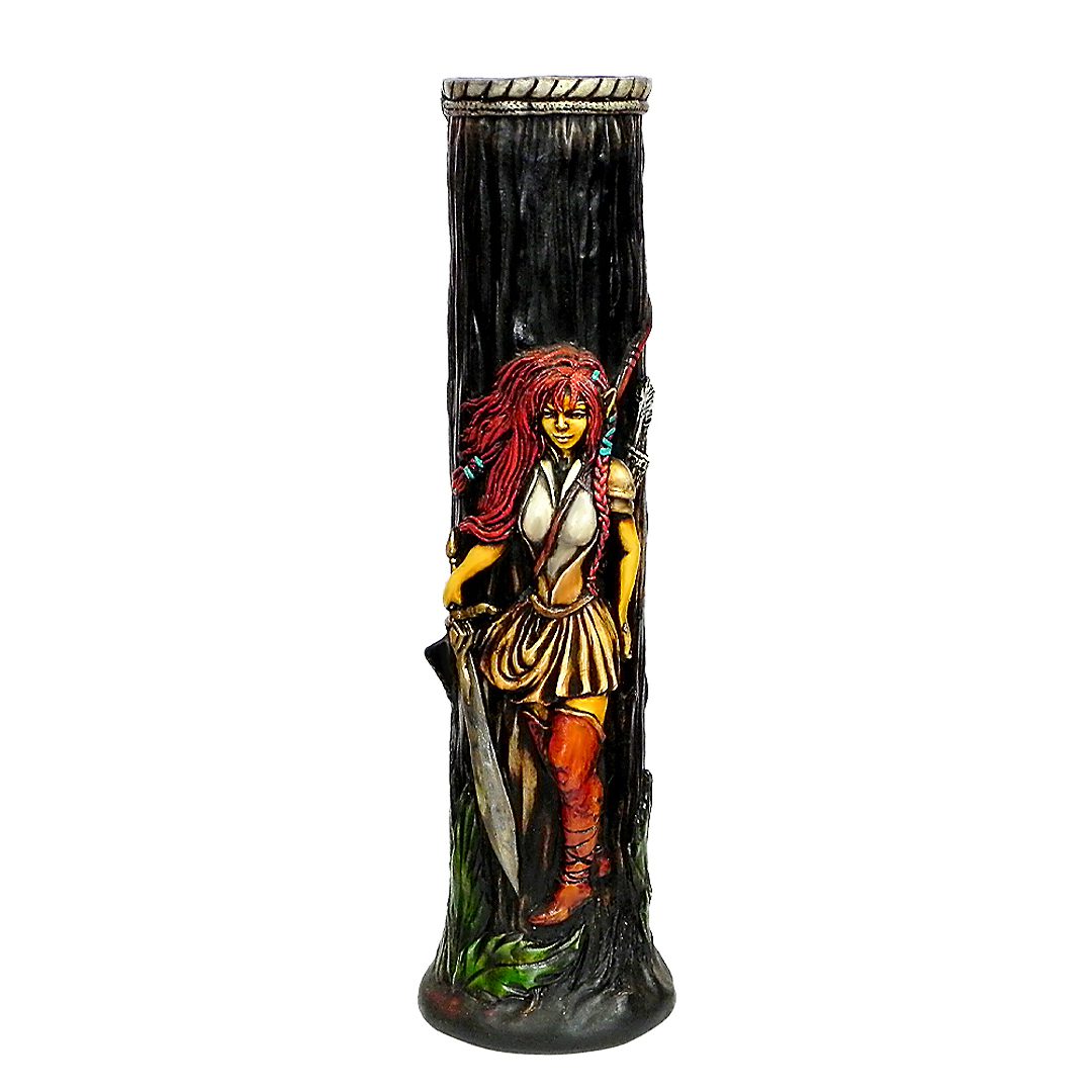 HAND CRAFTED WATER PIPE - ELF GIRL WARRIOR (WP-0526) | Canadian ...